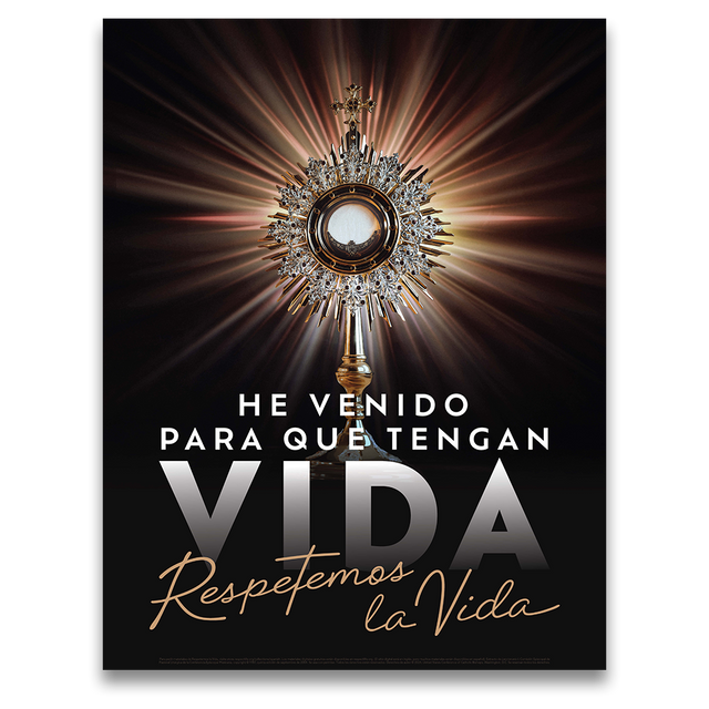 I Came So That They Might Have Life Poster (Bilingual, Folded)