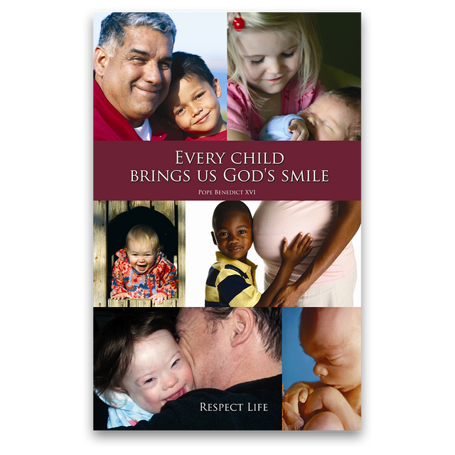 Every Child Brings Us God's Smile Poster (Bilingual)
